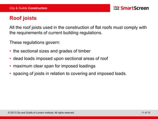 Presentation : Flat roofs L1 Brick diploma | PDF