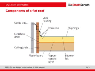 Presentation : Flat roofs L1 Brick diploma | PDF