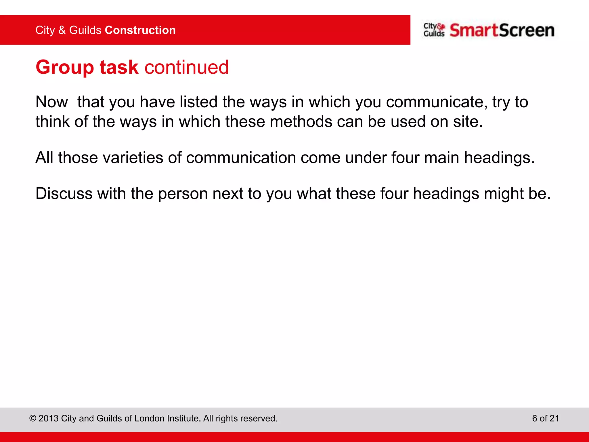 101 Level 1 Principles of building construction, information and ...