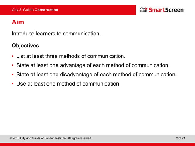 101 Level 1 Principles of building construction, information and ...