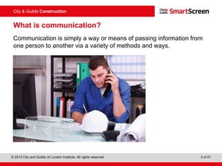 101 Level 1 Principles of building construction, information and ...