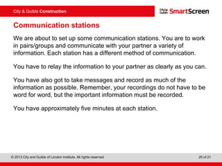Unit 101, ppt 5, Principles of building, construction, information and ...