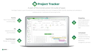 Construction Viz Project Tracker | PPT