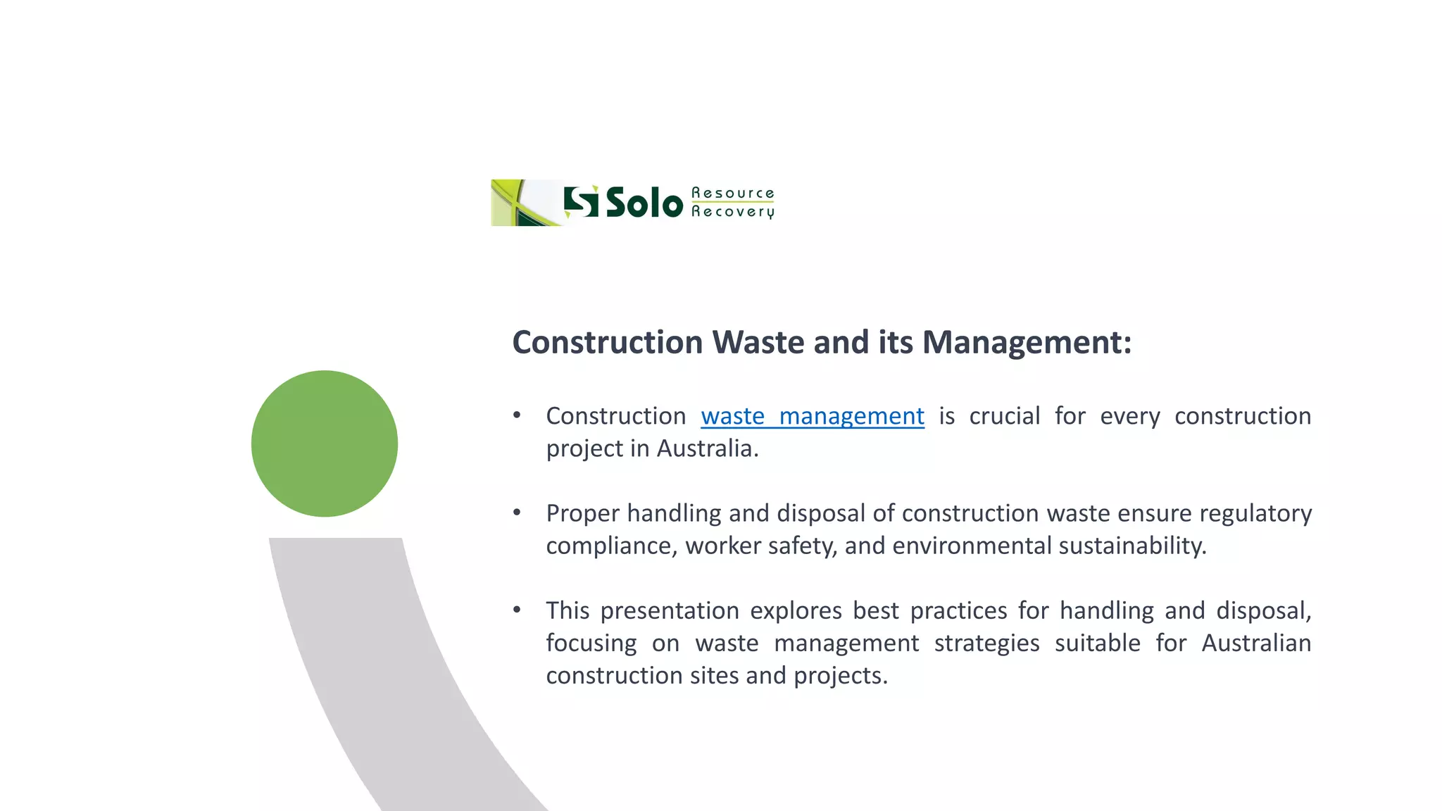 Construction Waste Management: Best Practices for Handling and Disposal ...