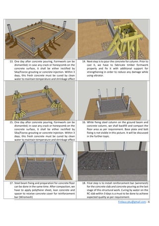 Construction work tutorial of small RC Building | PDF | Woodworking ...