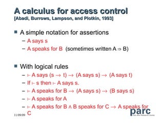 Constructive Access Control | PPT