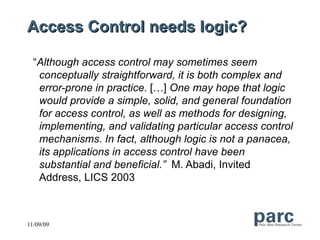Constructive Access Control | PDF | Programming Languages | Computing
