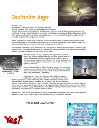 Constructive anger | PDF