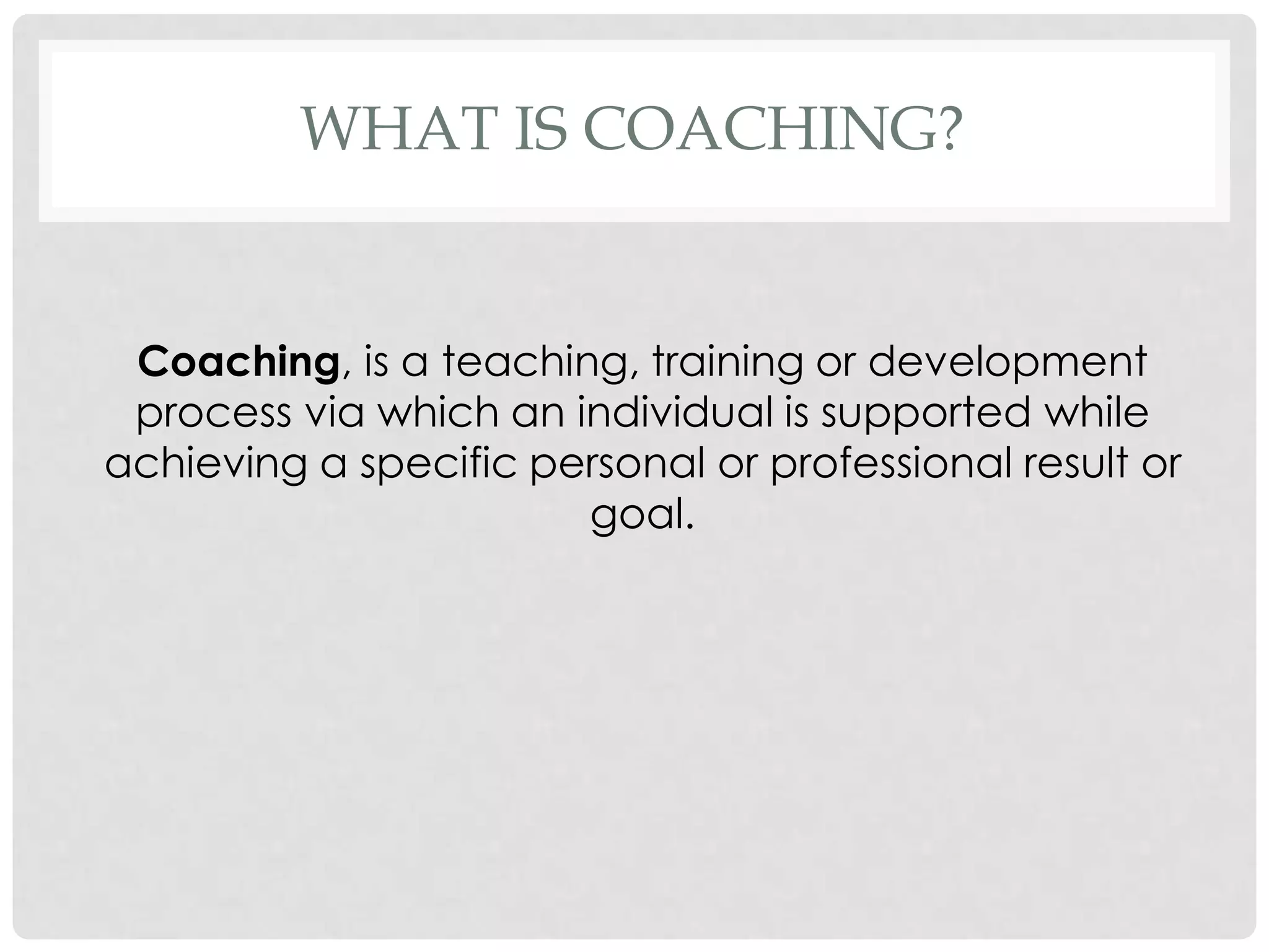 Constructive coaching & feedback 1.1 | PPTX