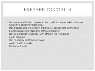 Constructive coaching & feedback 1.1 | PPTX