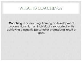 Constructive coaching & feedback 1.1 | PPTX