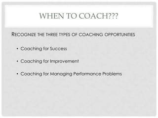 Constructive coaching & feedback 1.1 | PPTX