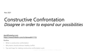Constructive Confrontation | PPT