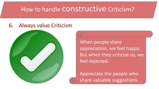 Constructive criticism | PPTX