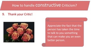 Constructive criticism | PPTX