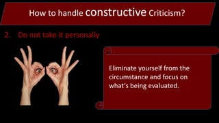 Constructive criticism | PPTX