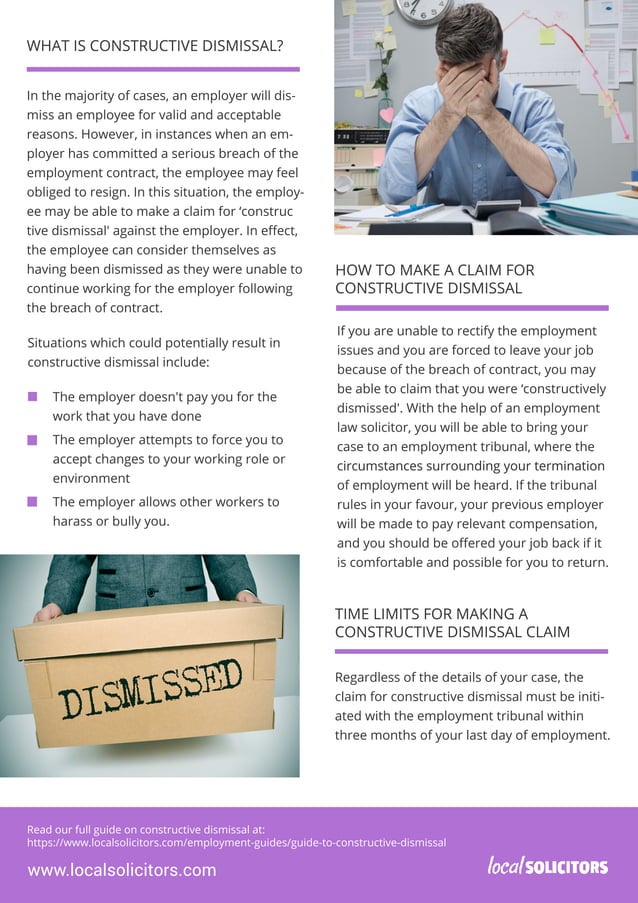 A Guide to Constructive Dismissal in the UK | PDF | Business | Business ...