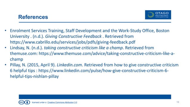 Giving and Receiving Constructive Feedback Powerpoint | PPTX