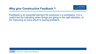 Giving and Receiving Constructive Feedback Powerpoint | PPTX