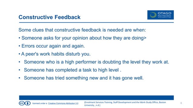 Giving and Receiving Constructive Feedback Powerpoint | PPTX