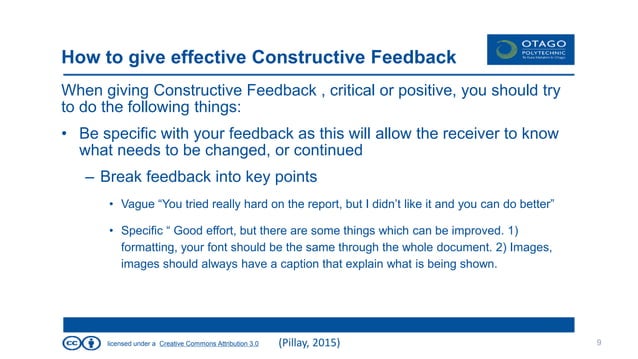 Giving and Receiving Constructive Feedback Powerpoint | PPTX