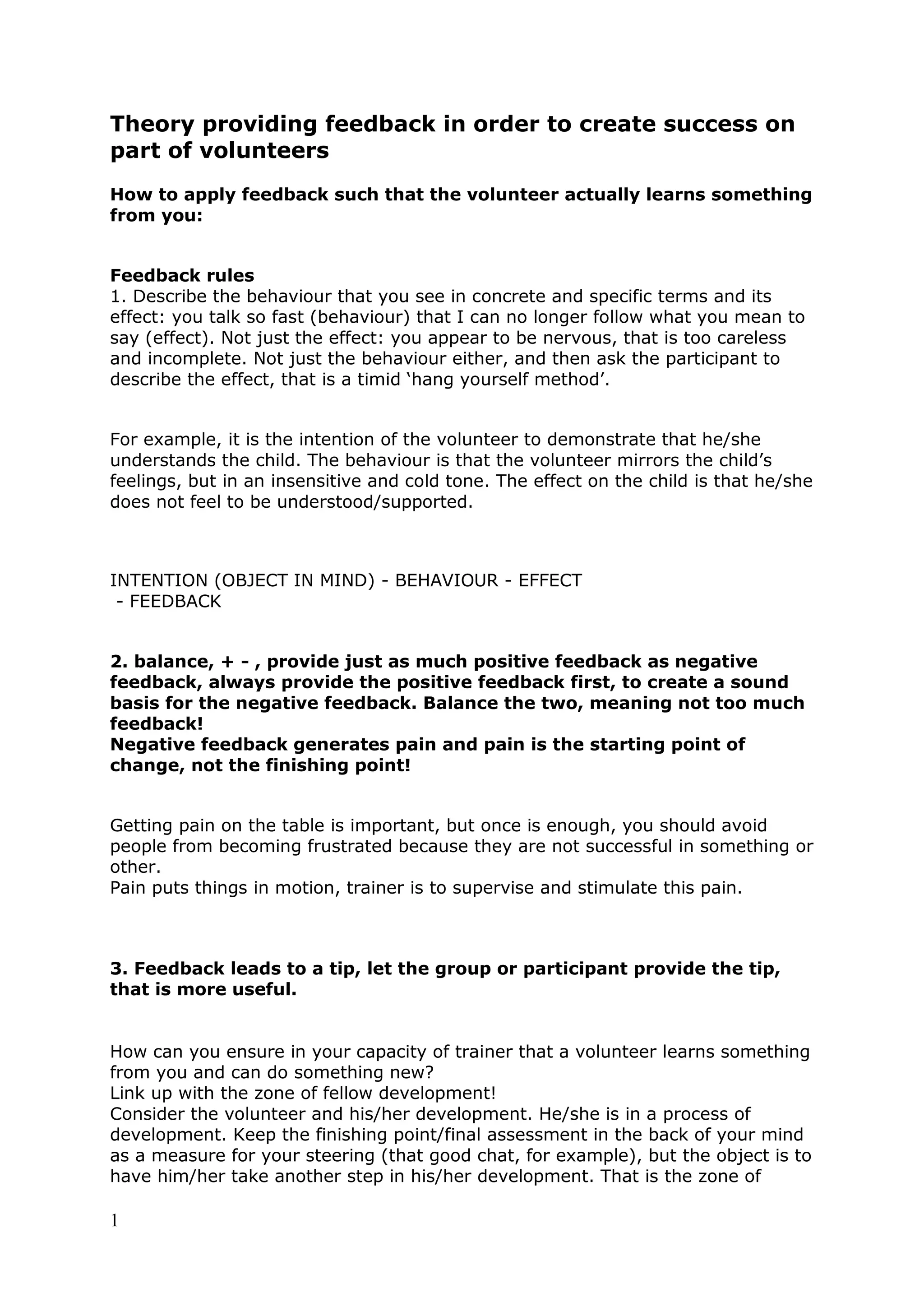 Constructive feedback to create suceess | PDF