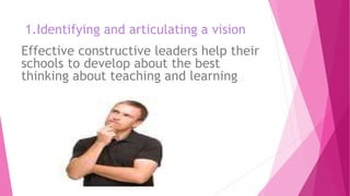 Constructive leadership for school improvement | PPT