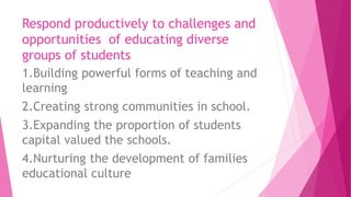 Constructive leadership for school improvement | PPT