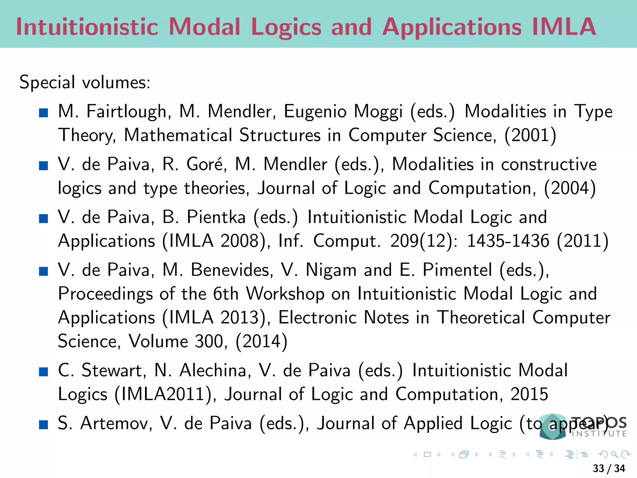 Constructive Modalities | PDF