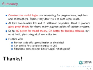 Constructive Modalities | PDF