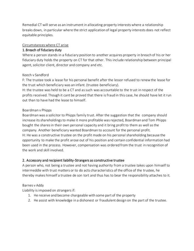 Constructive trust | PDF