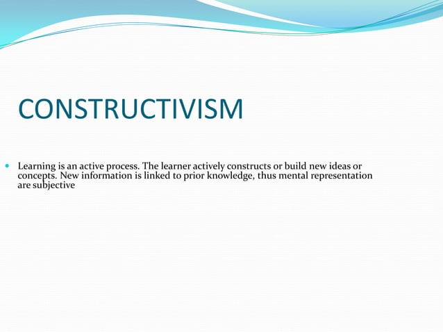 Constructivism | PPTX
