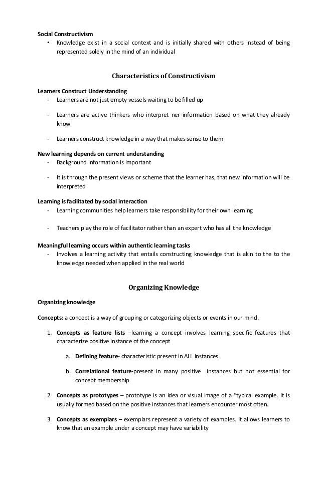 Constructivism | DOCX | Primary Education | Education
