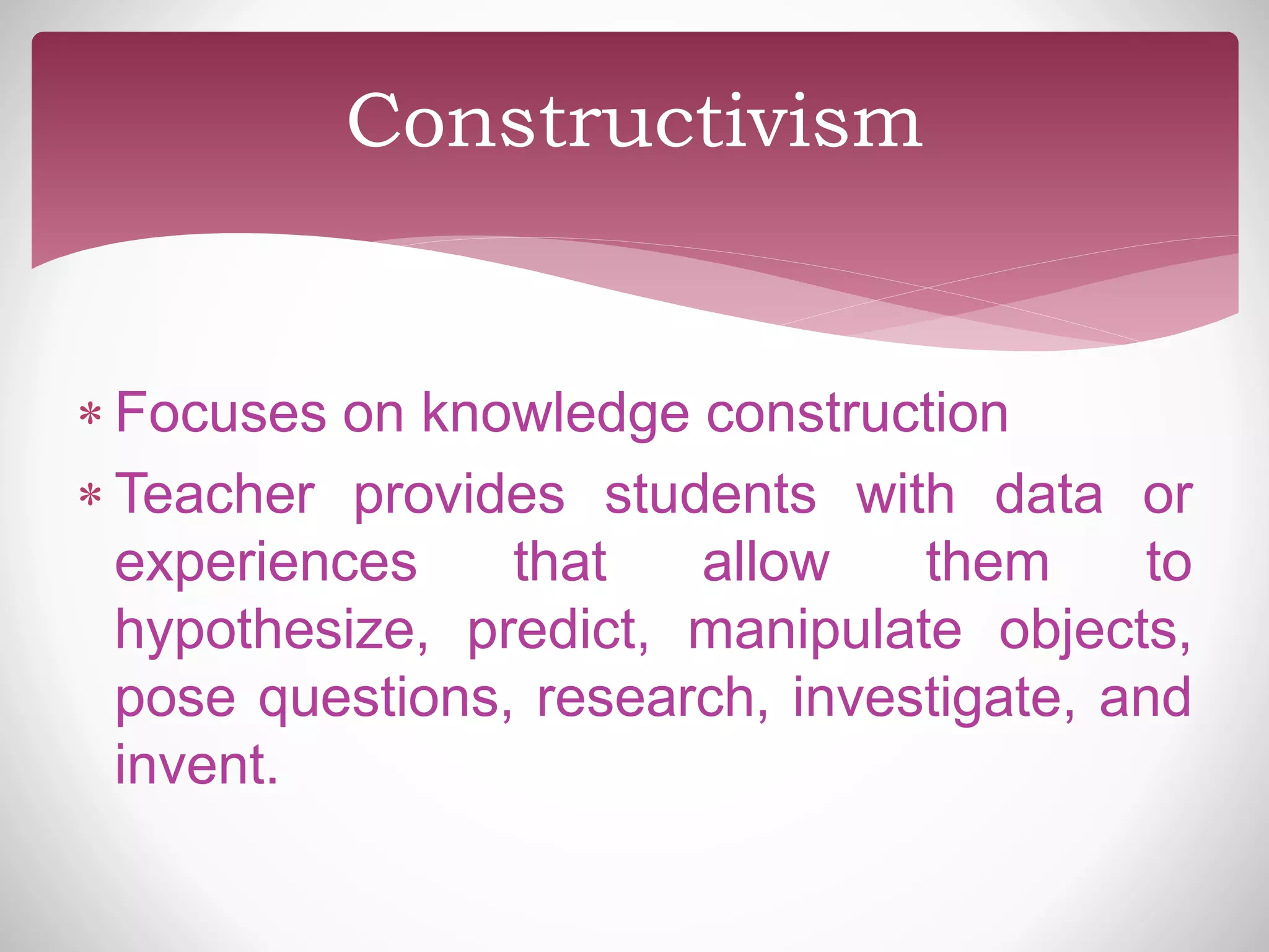 Constructivism | PPTX
