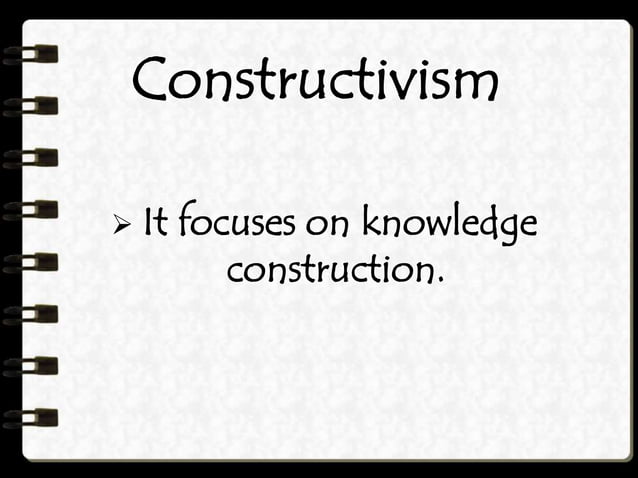 Constructivism : Knowledge Construction/Concept Learning | PPTX