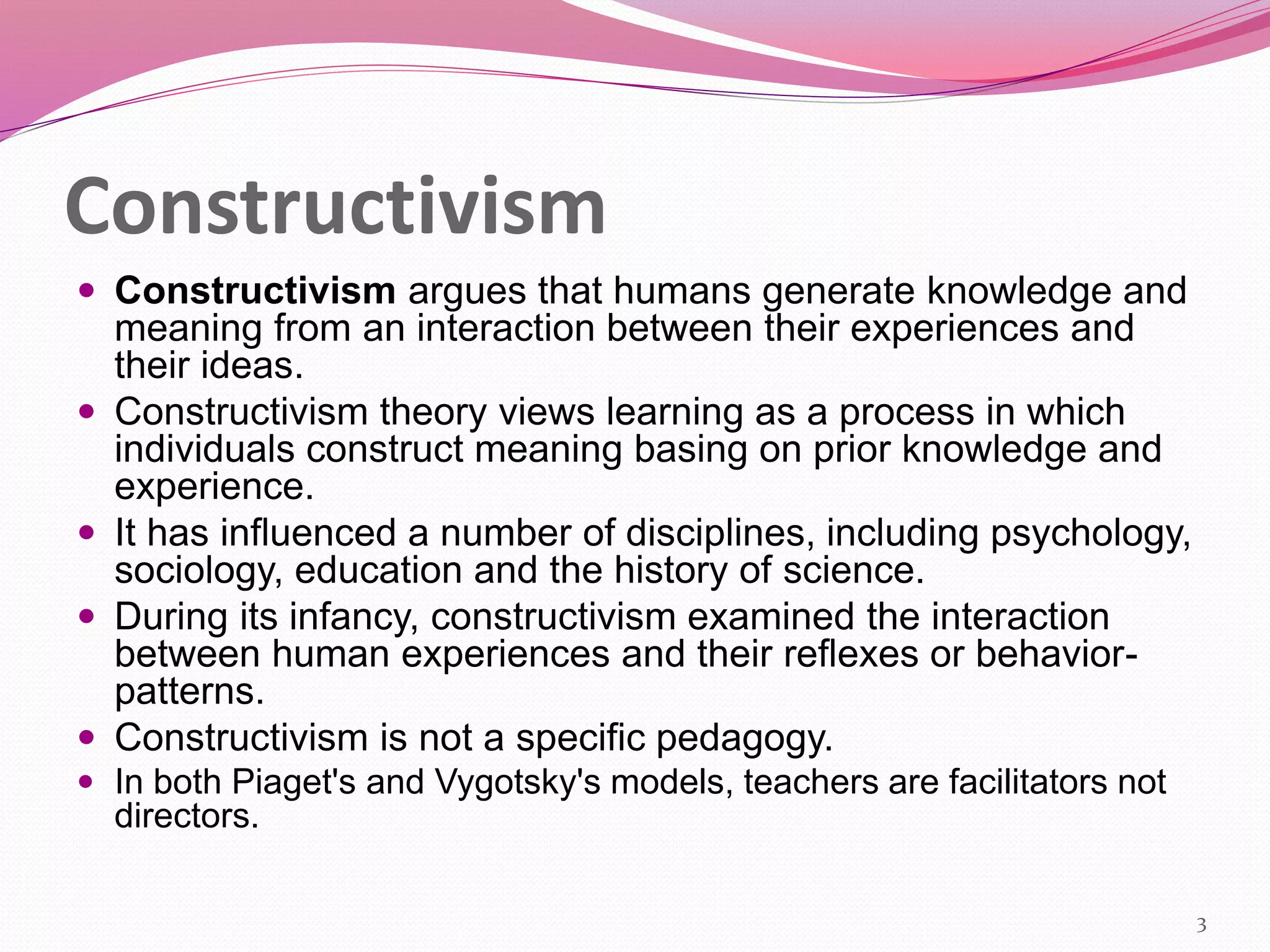 Learning Theory (Constructivism) | PPTX