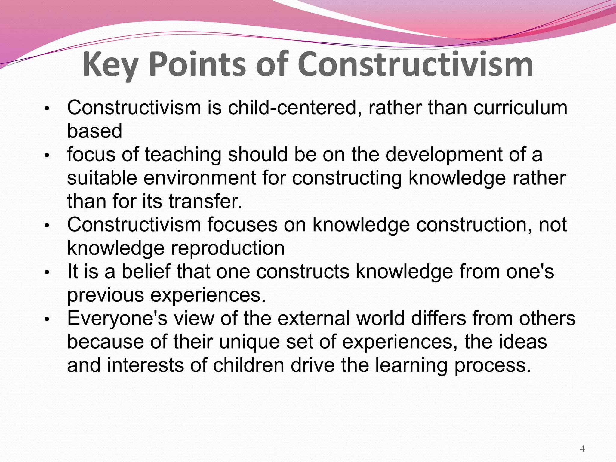 Learning Theory (Constructivism) | PPTX
