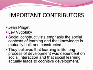 Learning Theory (Constructivism) | PPTX