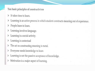 Constructivism | PDF
