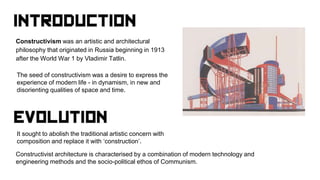 Neo Constructivist Architecture