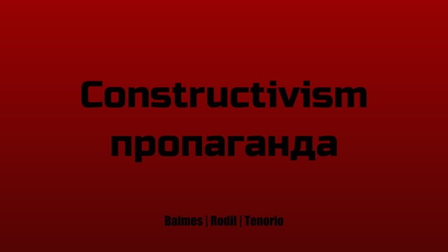 Constructivism | PPTX