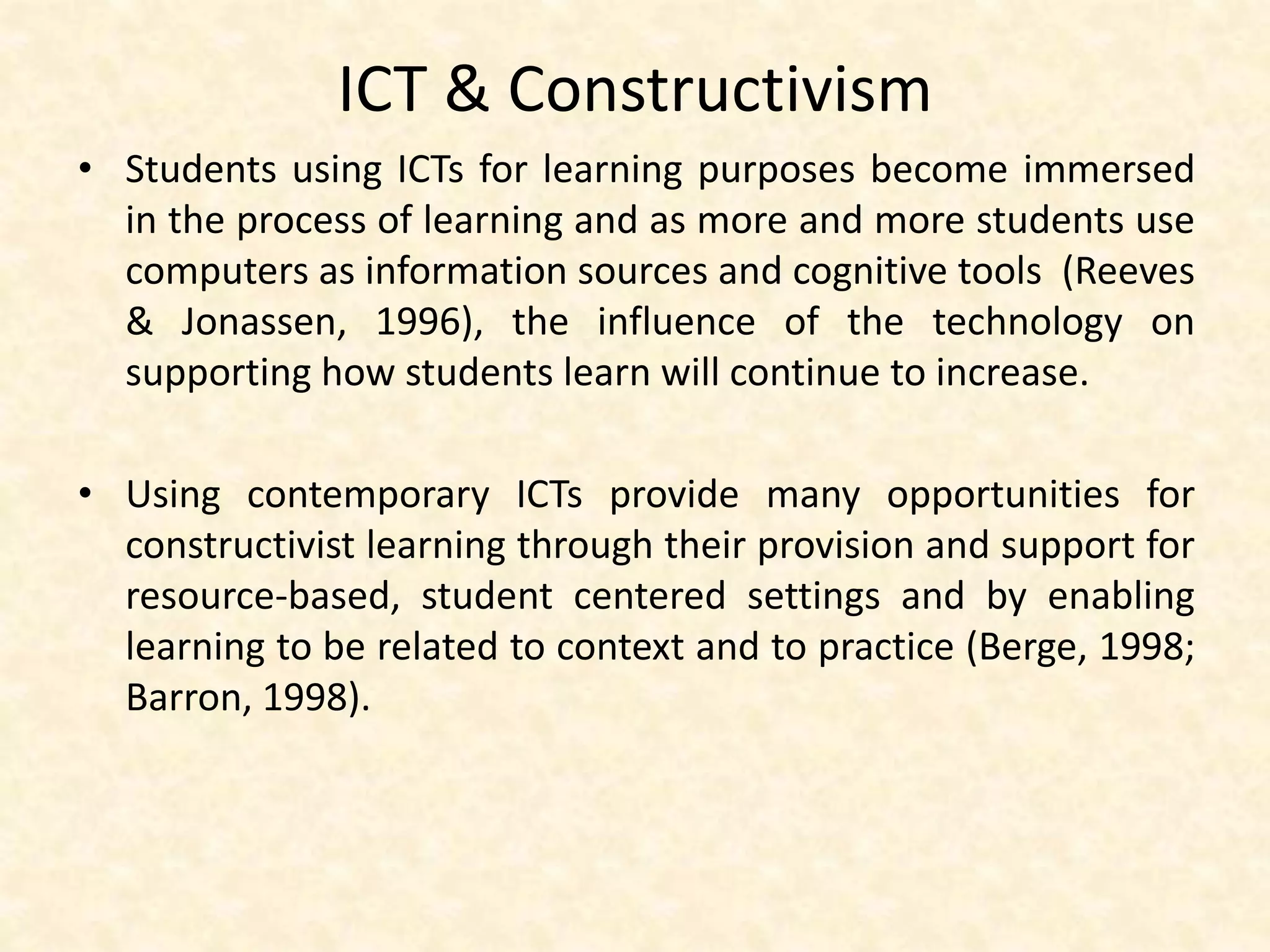 Learning Theories: Constructivism | PPTX