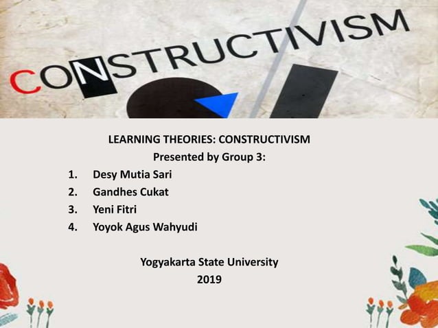 Learning Theories: Constructivism | PPTX | Education