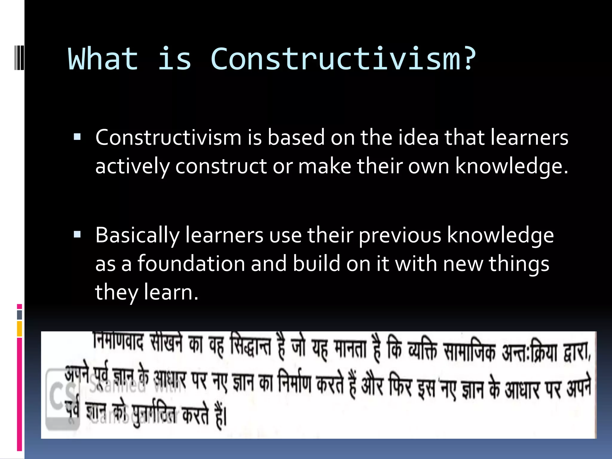 Constructivist perspective in assessment | PDF