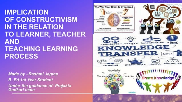 implication of constructivism in relation with learner | PPT