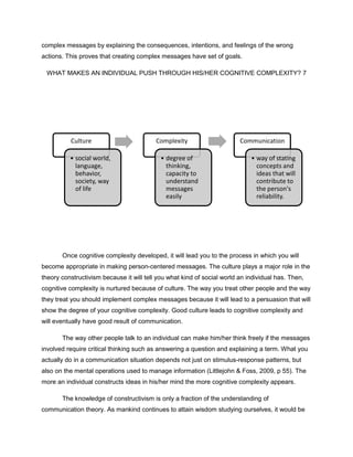 Constructivism by Jesse Delia - Michie's case analysis | DOCX