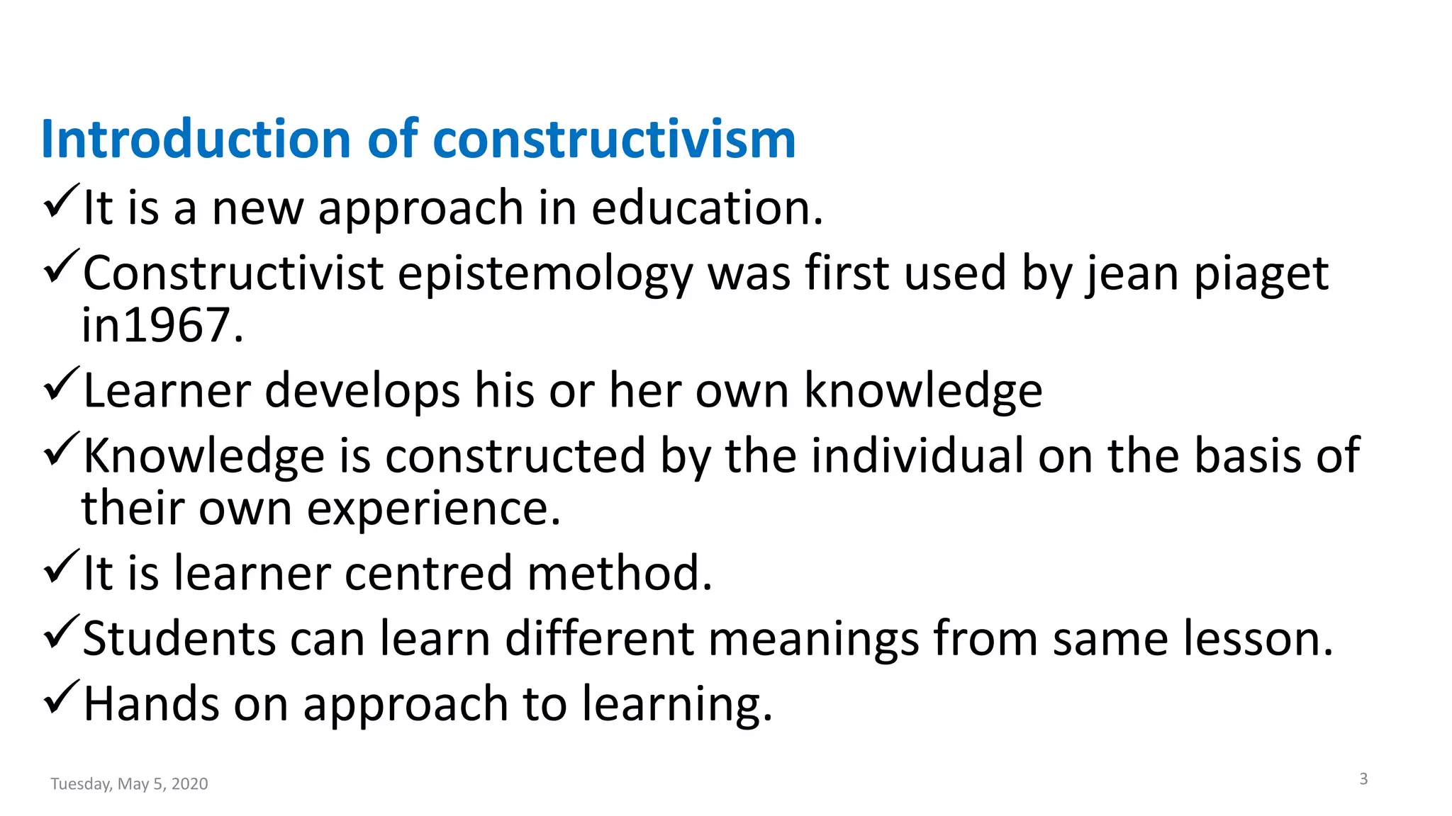 Constructivism | PPTX