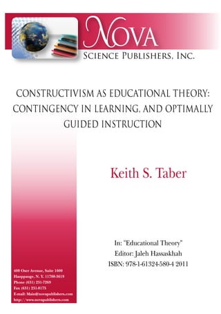 Constructivism%20as%20 educational%20theory | PDF