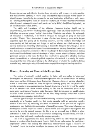 Constructivism%20as%20 educational%20theory | PDF