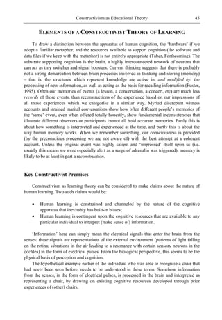 Constructivism%20as%20 educational%20theory | PDF